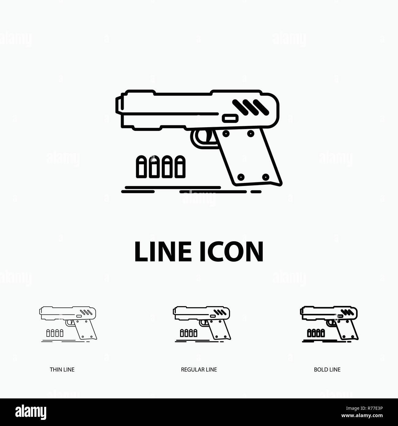 Weapon icon Stock Vector Images - Alamy