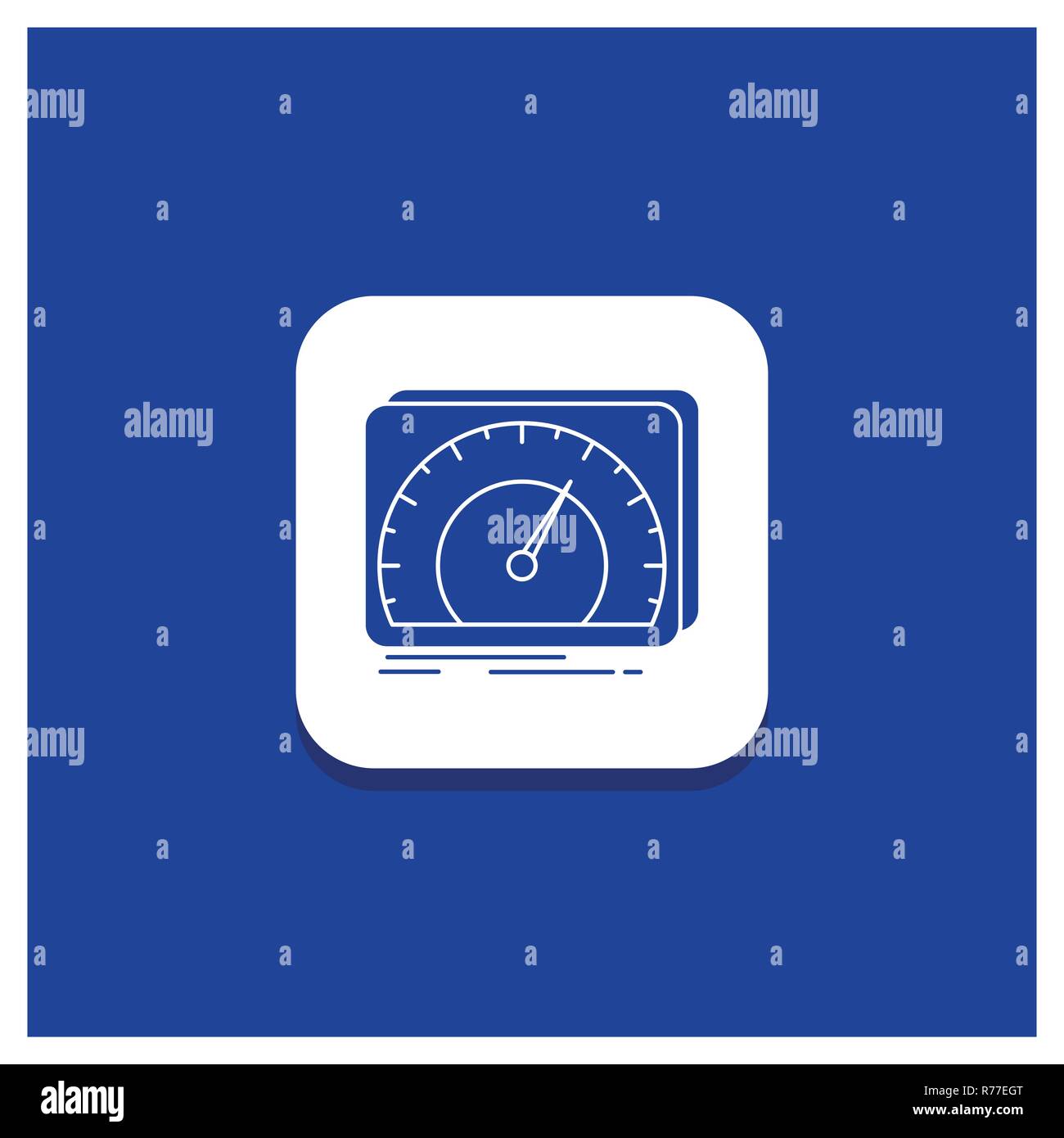 Speed speedometer icon sign round hi-res stock photography and images ...