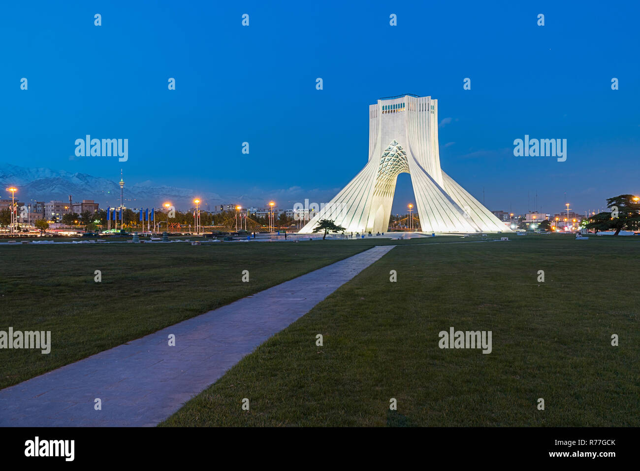 Azadi Tower in Tehran, Iran Stock Photo - Alamy