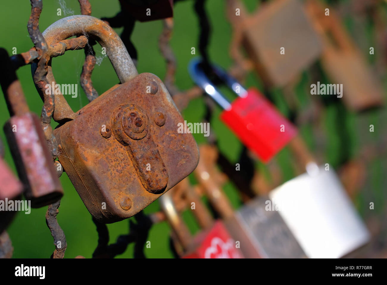 rusty love castle Stock Photo - Alamy