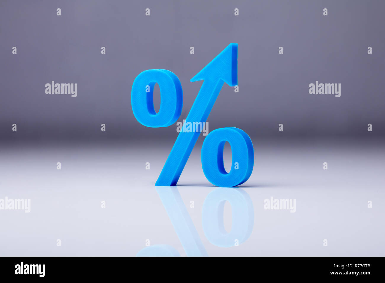 Close-up Of A Percentage Symbol Stock Photo - Alamy