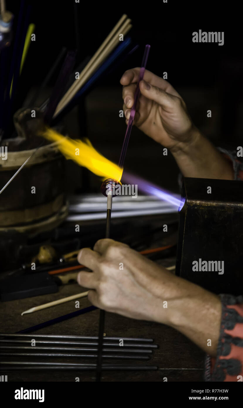 Murano glass blowing furnace hi-res stock photography and images - Alamy