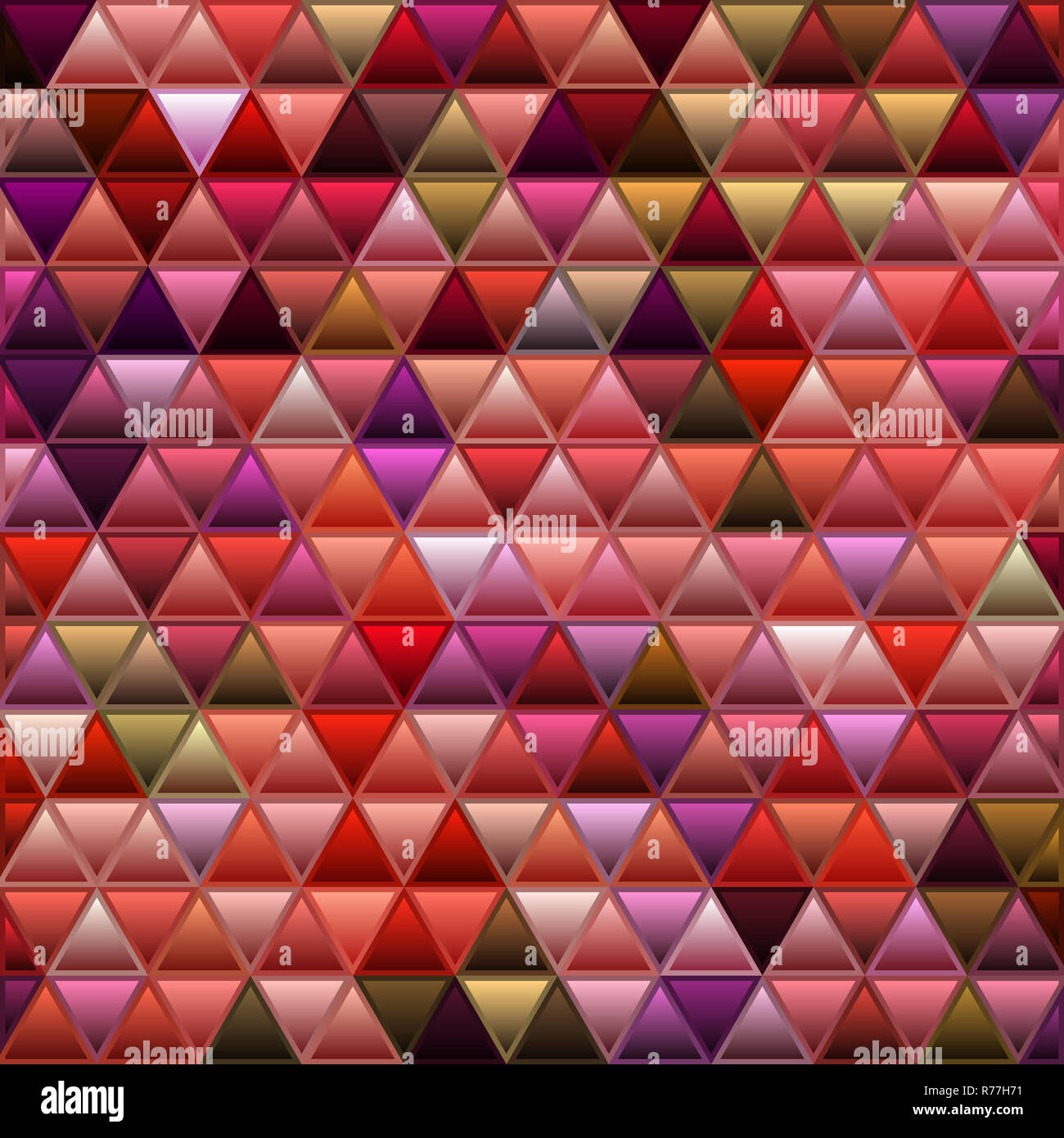 abstract vector stained-glass triangle mosaic background Stock Photo - Alamy