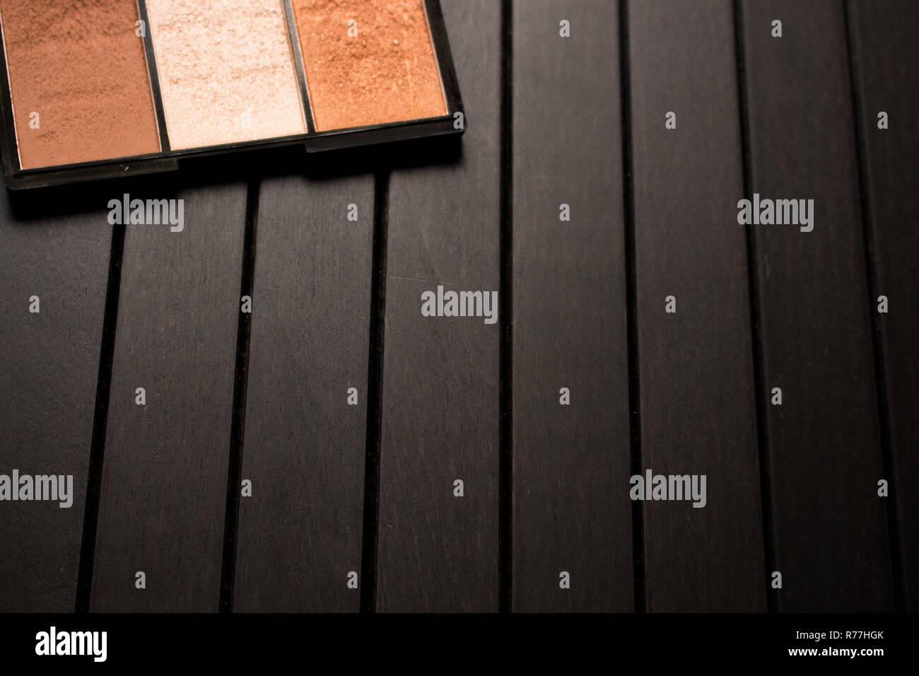 Makeup brush . Face powder bronzer and cosmetic blush brush Stock Photo ...