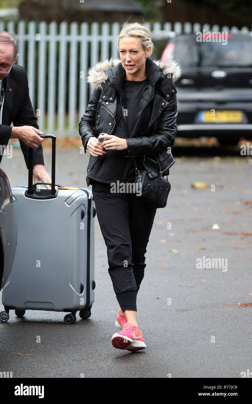 Strictly Come Dancing contestant Faye Tozer arrives at a rehearsal ...