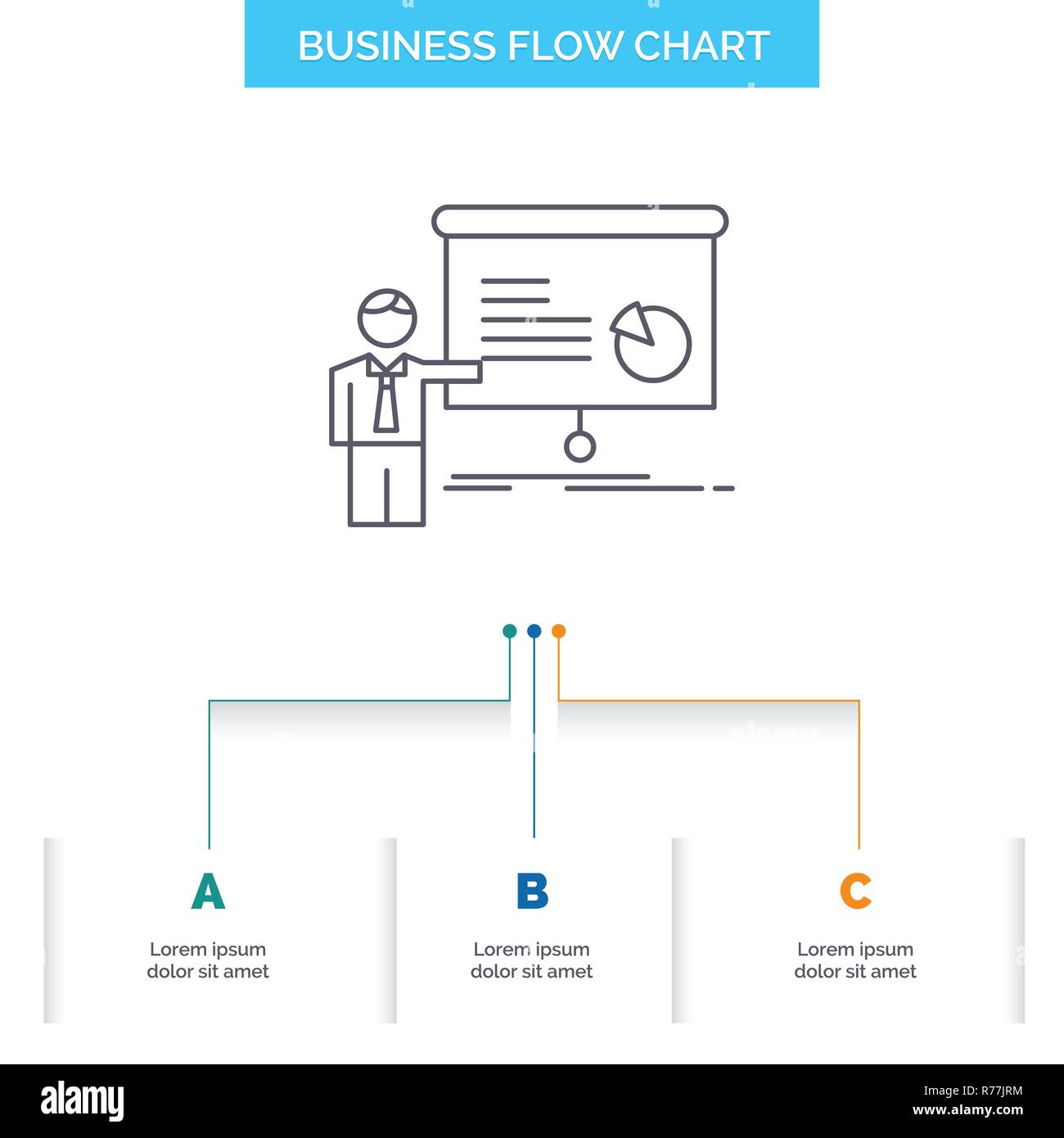 Chart business meeting pointing Stock Vector Images - Alamy