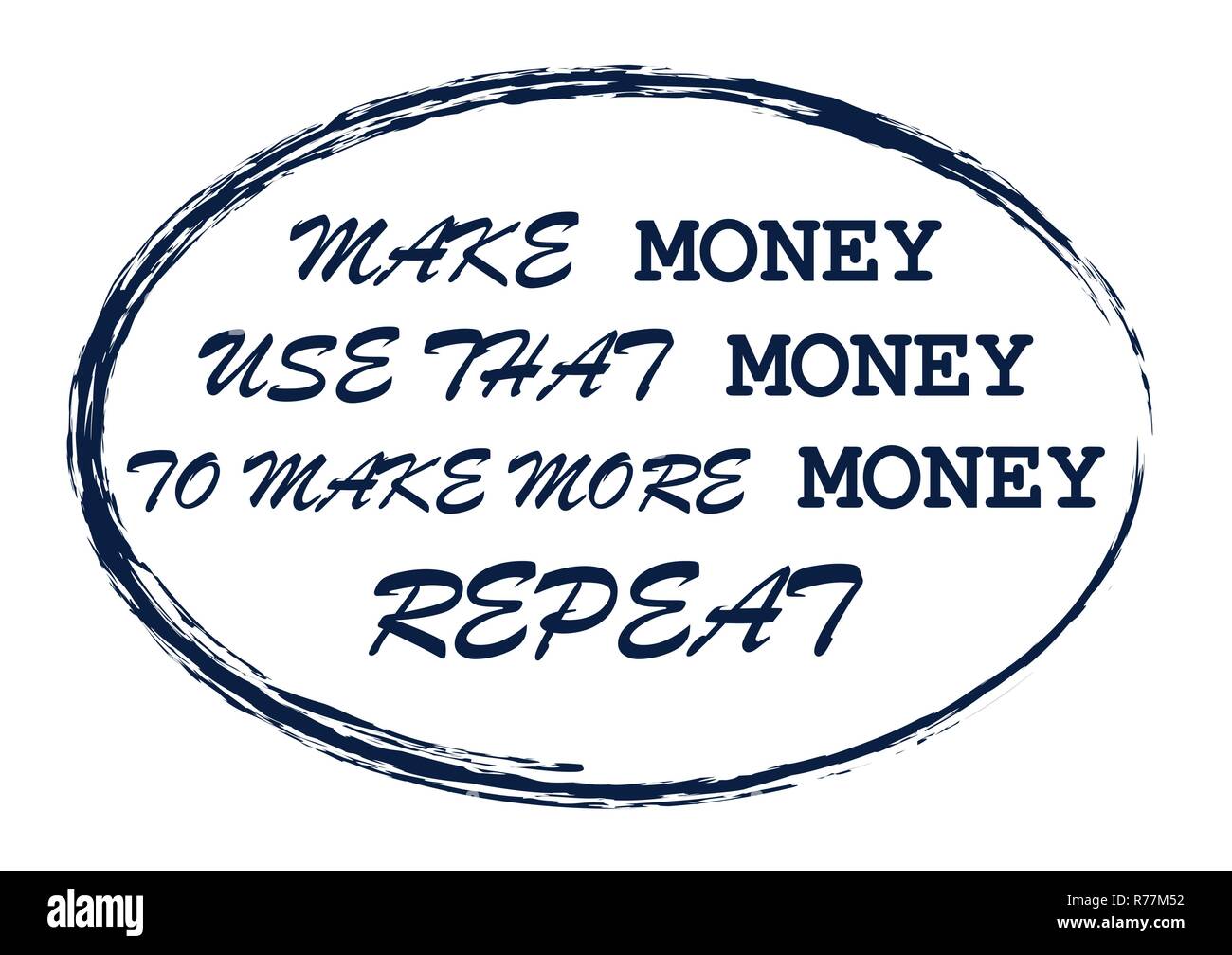 More money than sense Stock Vector Images - Alamy