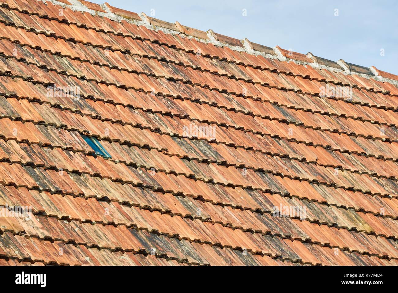 Roof tiles texture Stock Photo - Alamy