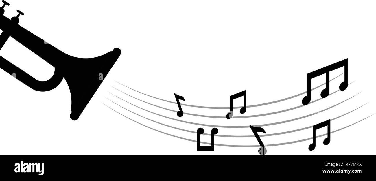 Clip Art Trumpet Notes