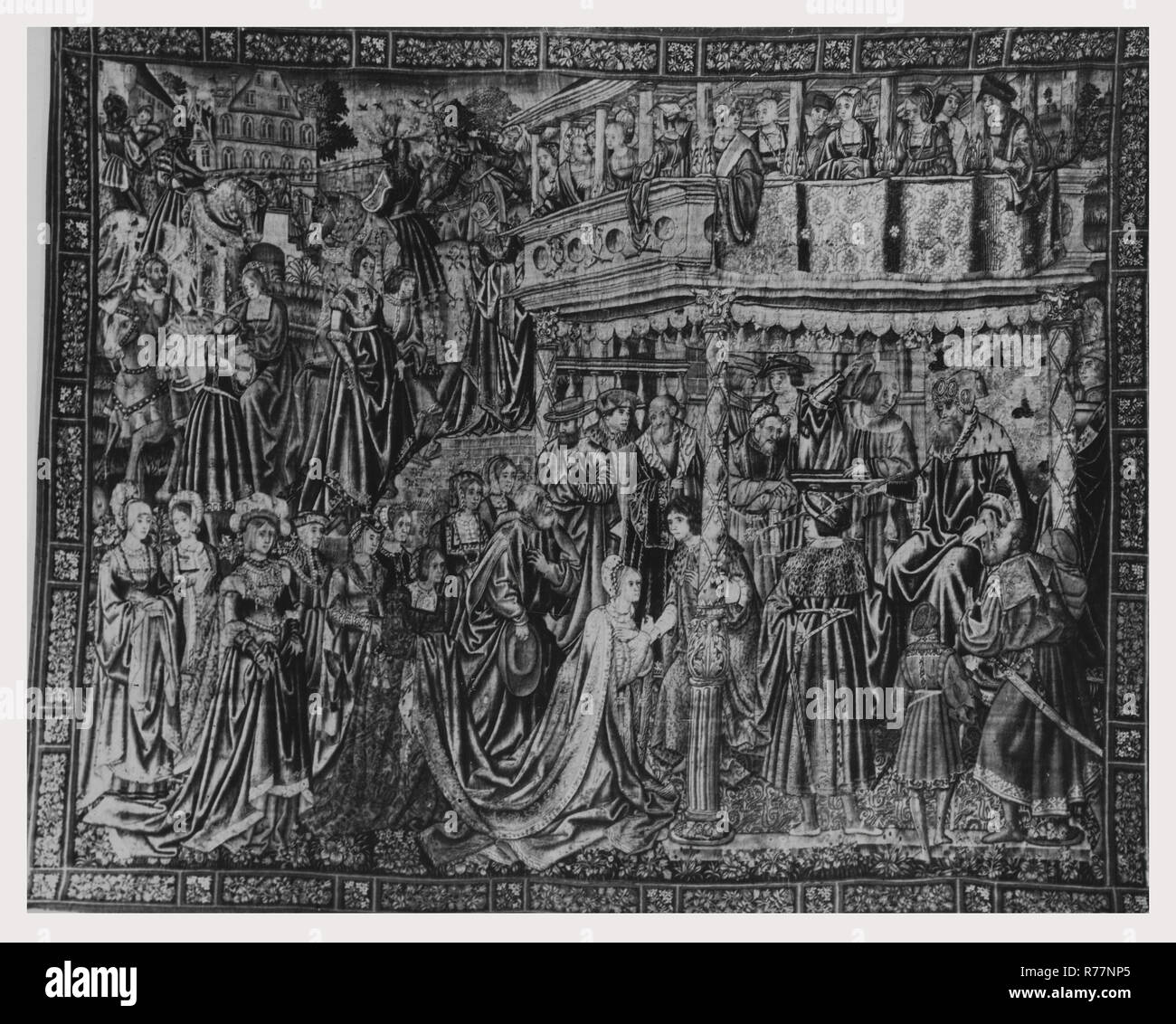 Bathsheba enters the court of Solomon Stock Photo - Alamy