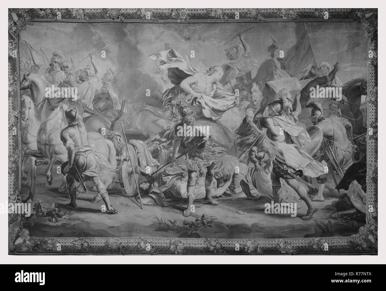 Venus (Aphrodite) rescues Aeneas from Diomedes Stock Photo - Alamy