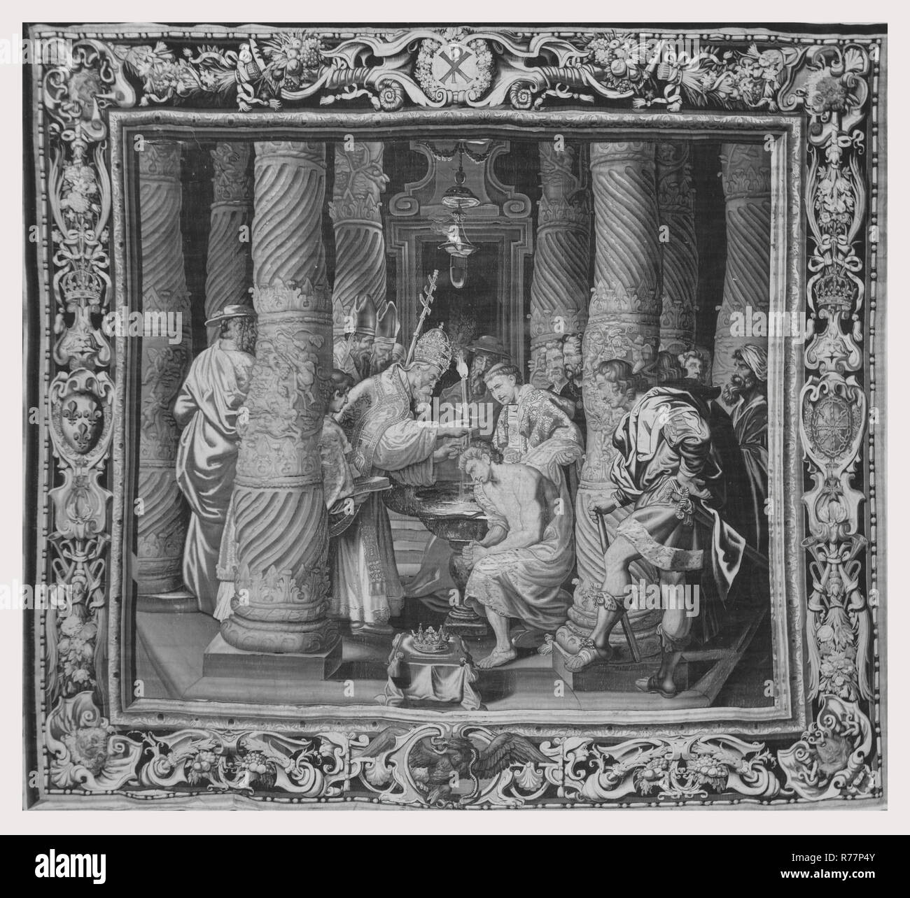 Baptism of Constantine Stock Photo - Alamy