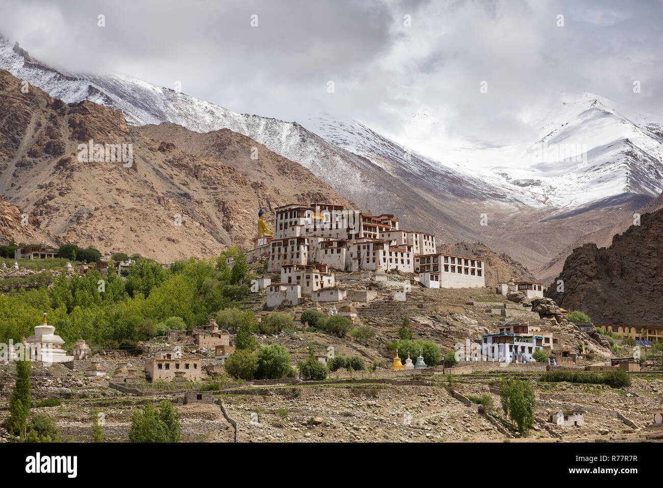 Likir monastery in Ladakh, India Stock Photo - Alamy