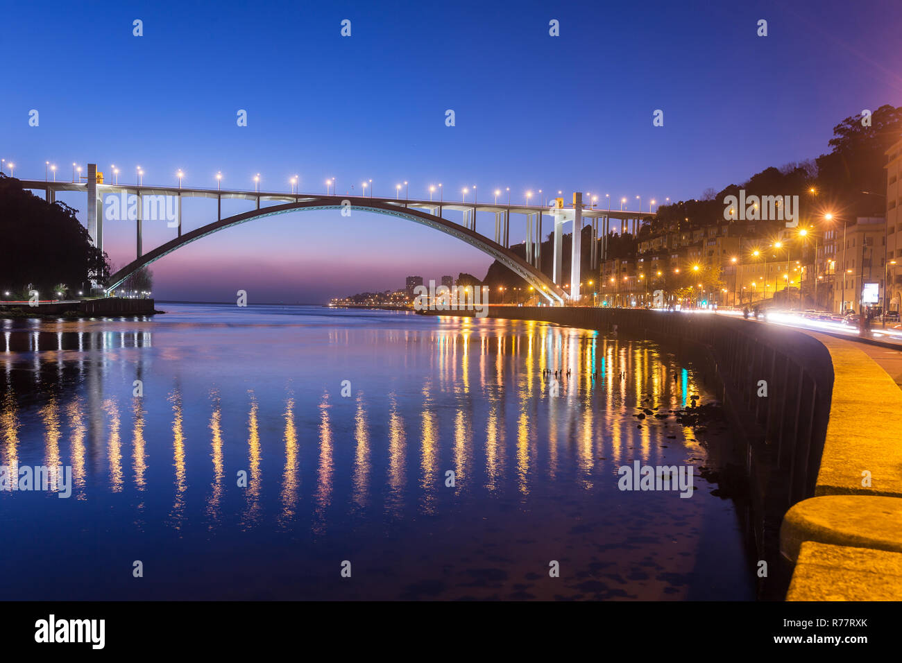 Ponte da Arrabida Bridge in Porto, Portugal Stock Photo - Alamy