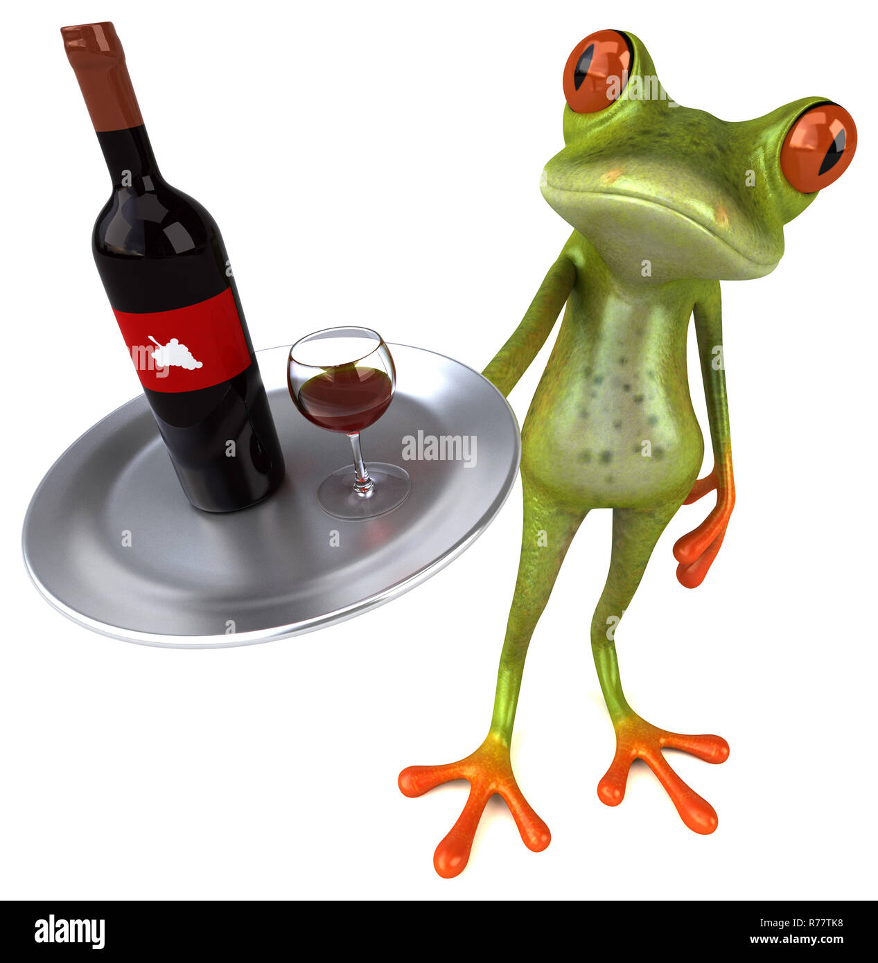 Frog drinking tea hi-res stock photography and images - Alamy