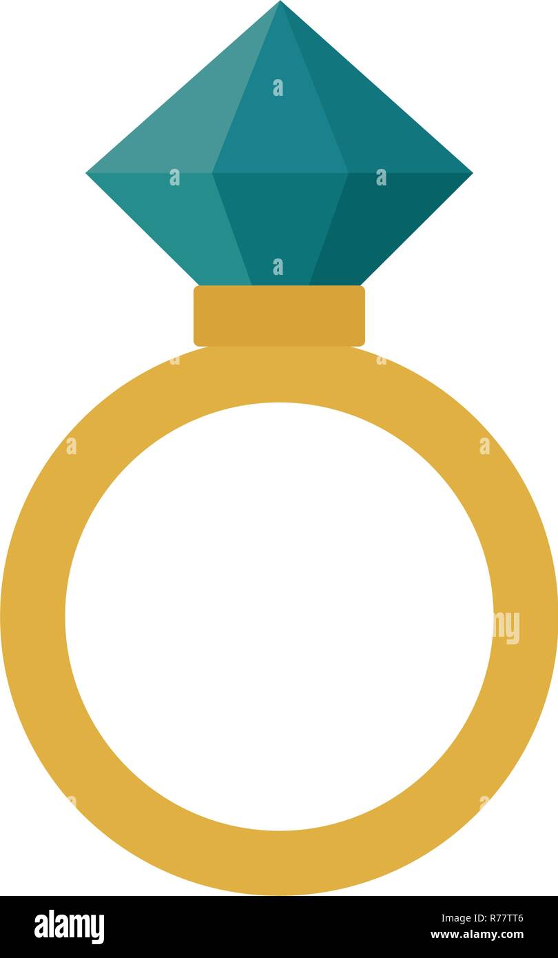 Vector diamond Ring - wedding or engagement illustration, diamond ring ...