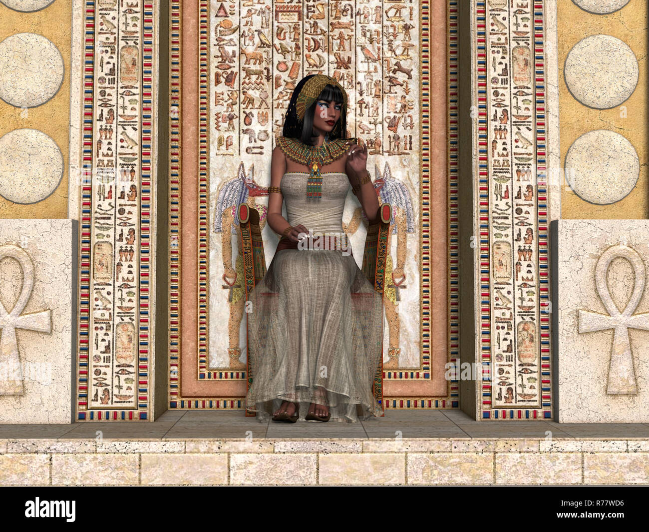 Egyptian princess hi-res stock photography and images - Alamy