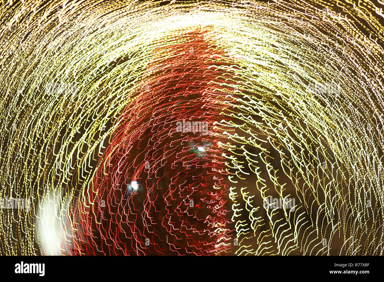 Beautiful fantastic mood photo of a Christmas tree in the night Stock ...