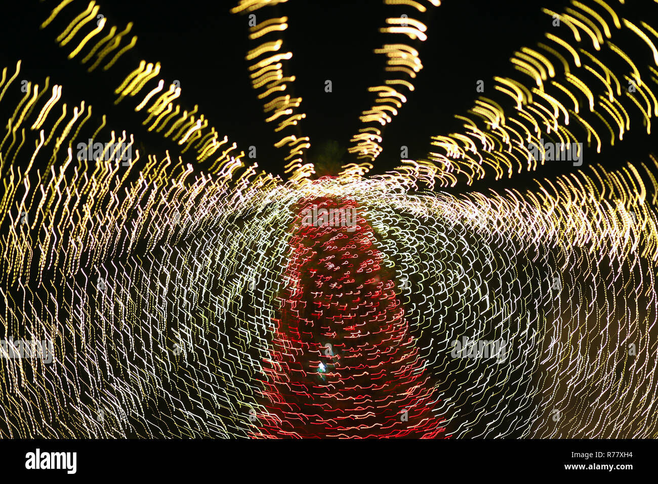 Beautiful fantastic mood photo of a Christmas tree in the night Stock ...