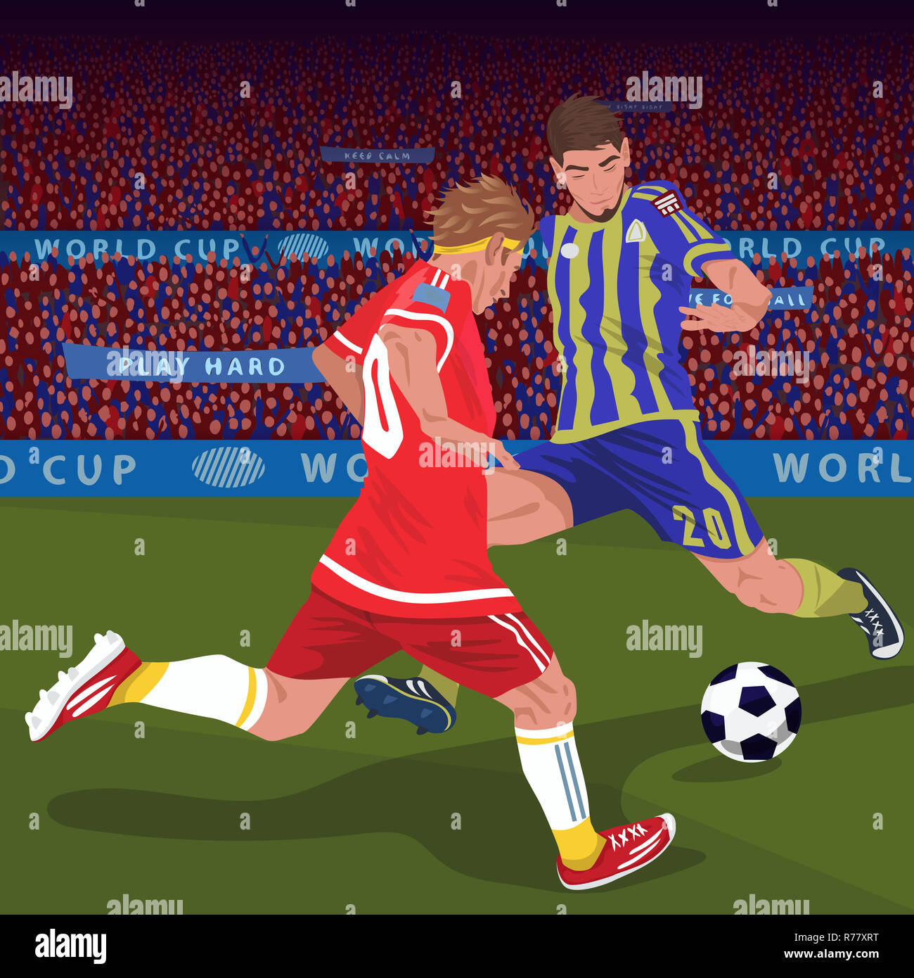 Fighting for ball hi-res stock photography and images - Alamy