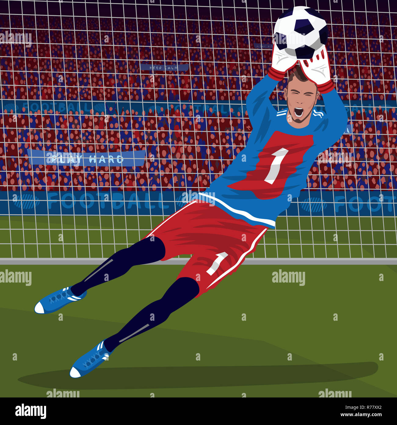 Goalkeeper zone hi-res stock photography and images - Alamy