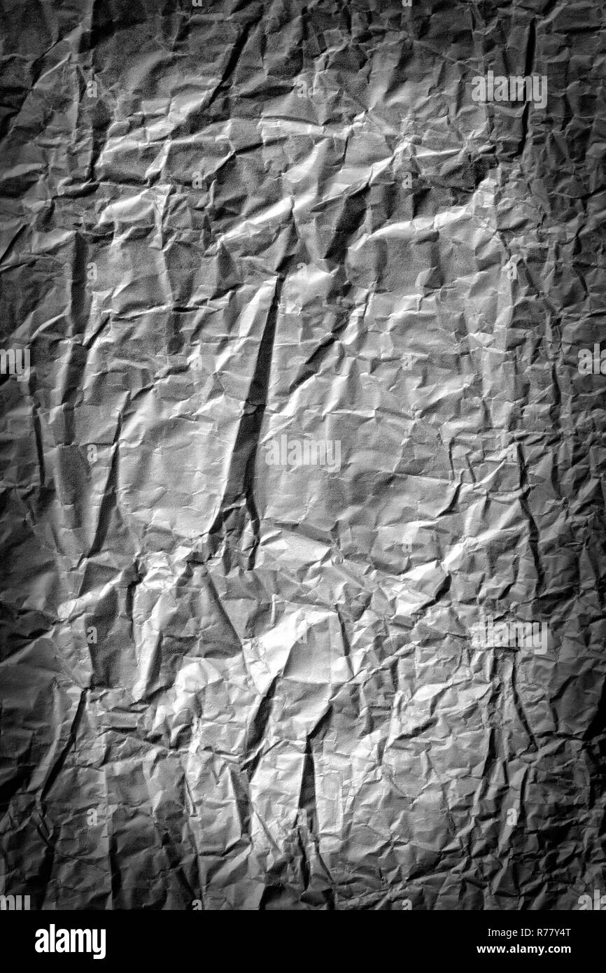 Old crushed blank sheet paper hi-res stock photography and images - Alamy
