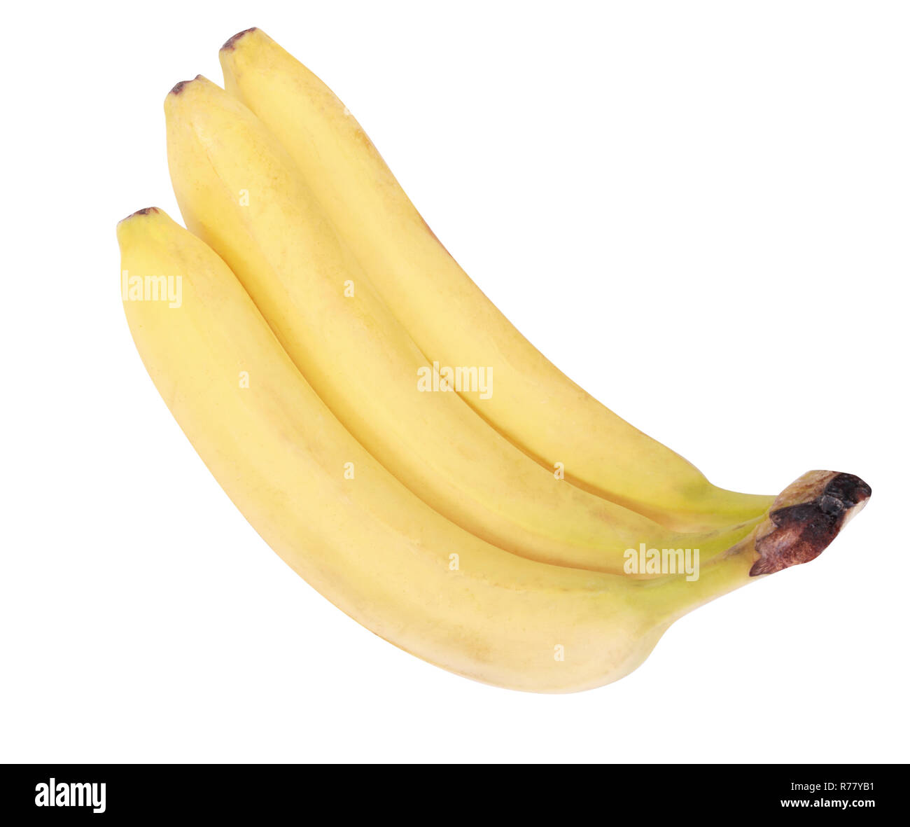 many yellow banana isolated Stock Photo - Alamy