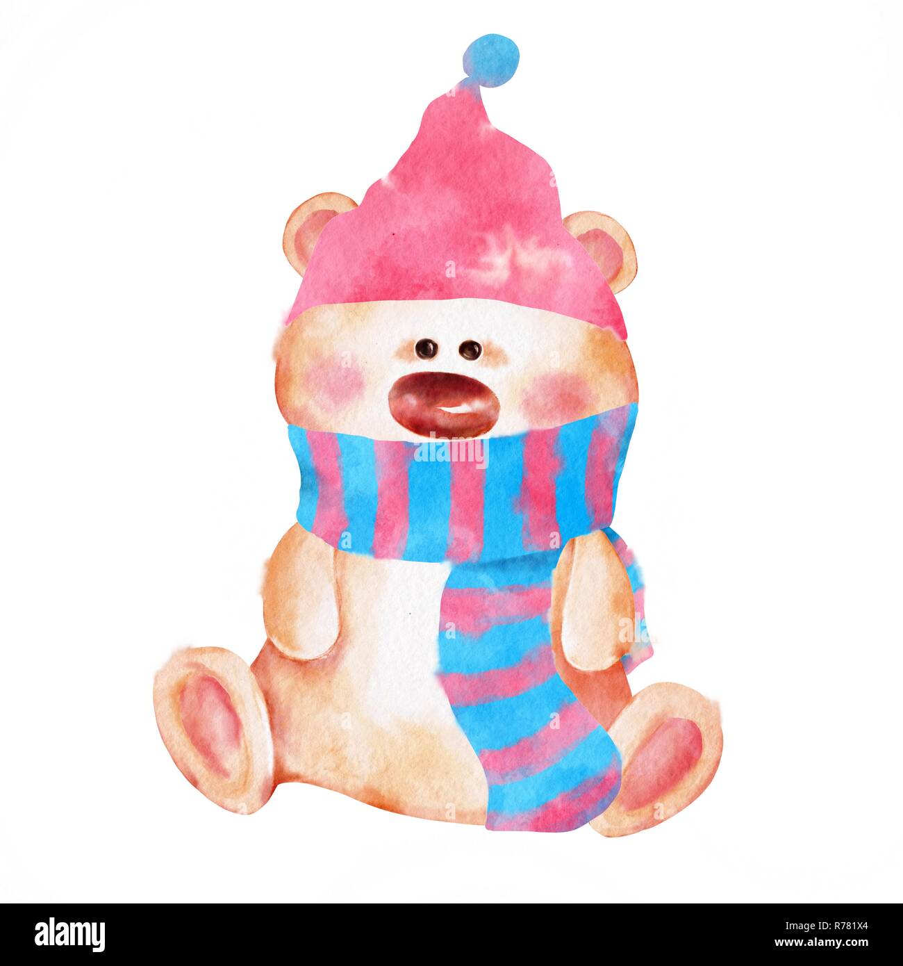 Cartoon Teddy Bear toy Stock Photo - Alamy