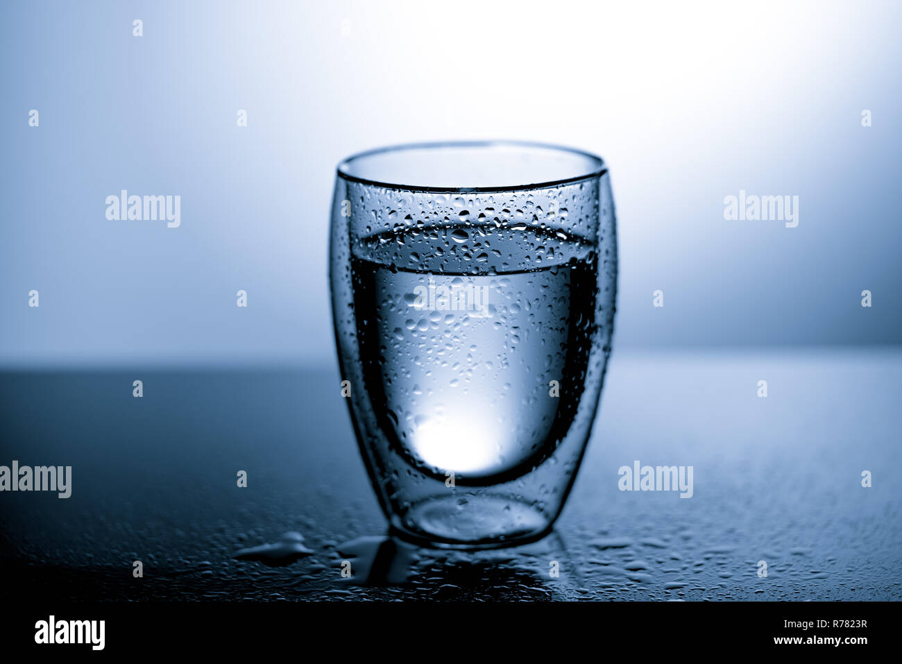 Clear water in a glass Stock Photo - Alamy