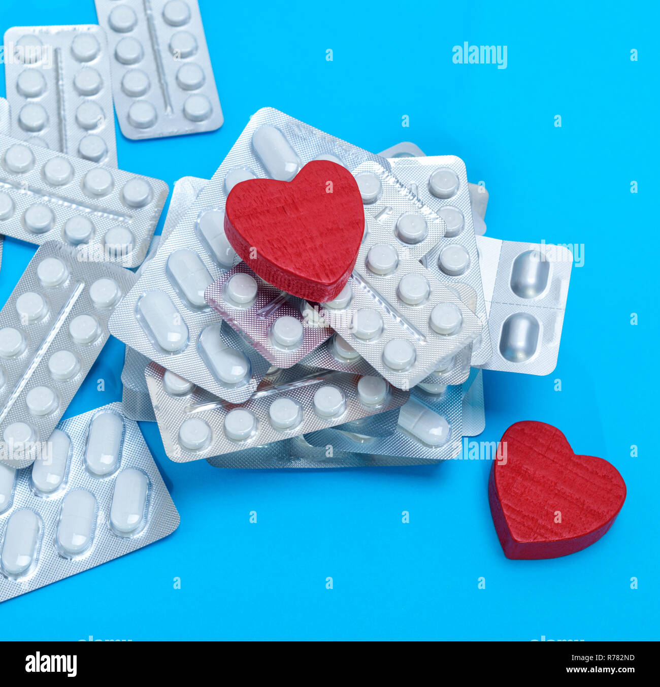 Many blisters different pills hi-res stock photography and images - Alamy