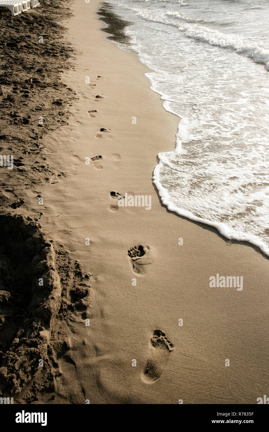 summer vacation walk on beach Stock Photo - Alamy