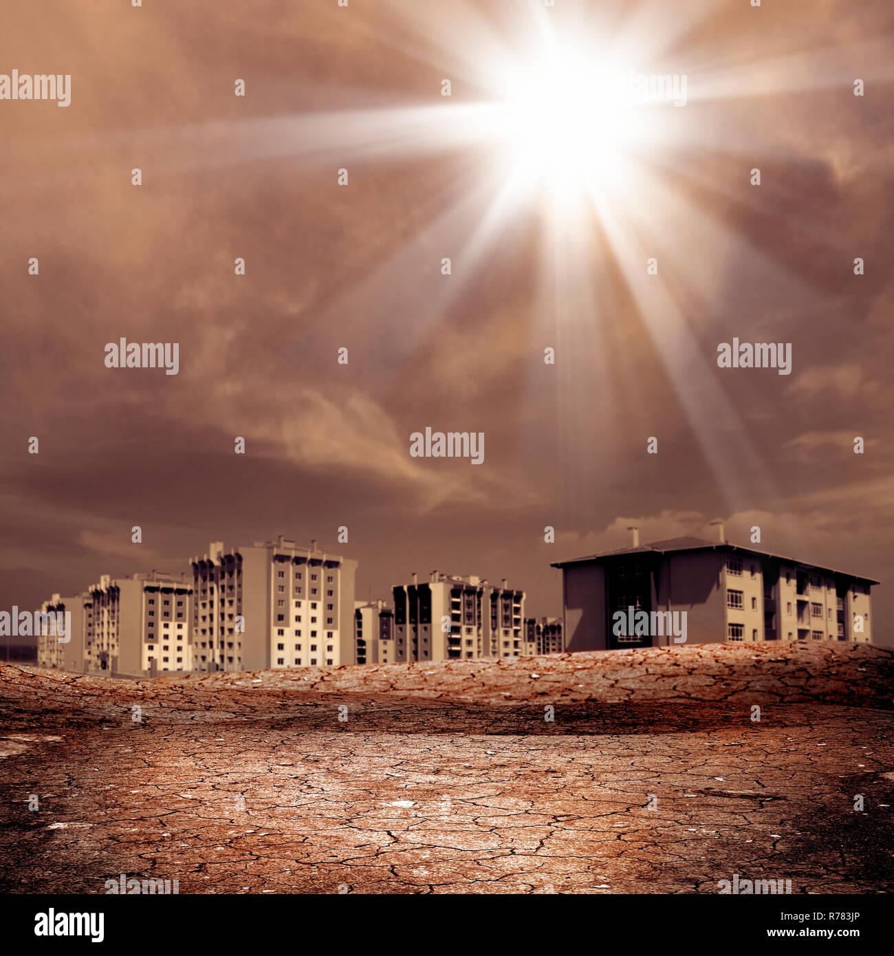 Dried landscape hi-res stock photography and images - Alamy