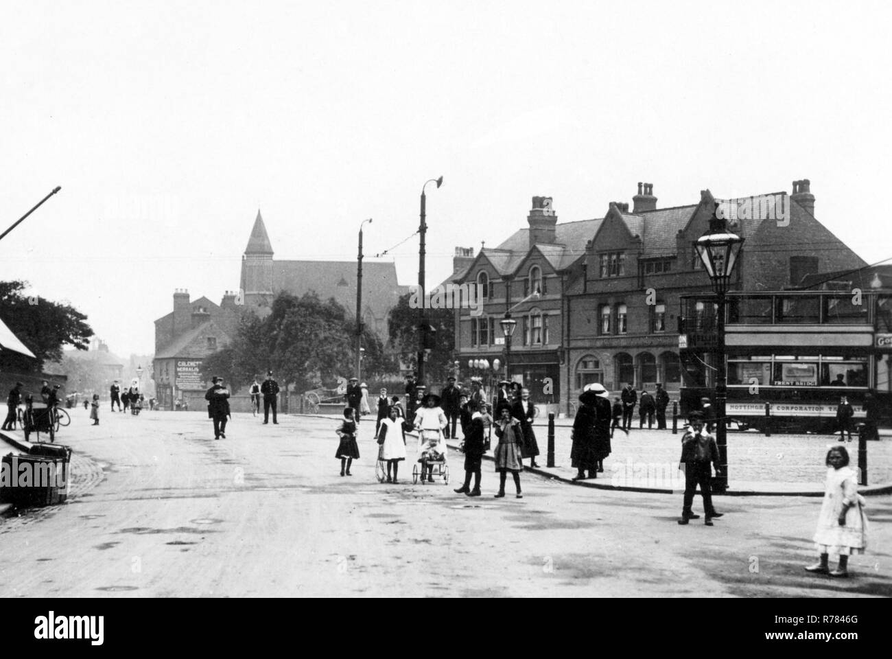 Market Place, Bulwell Stock Photo - Alamy