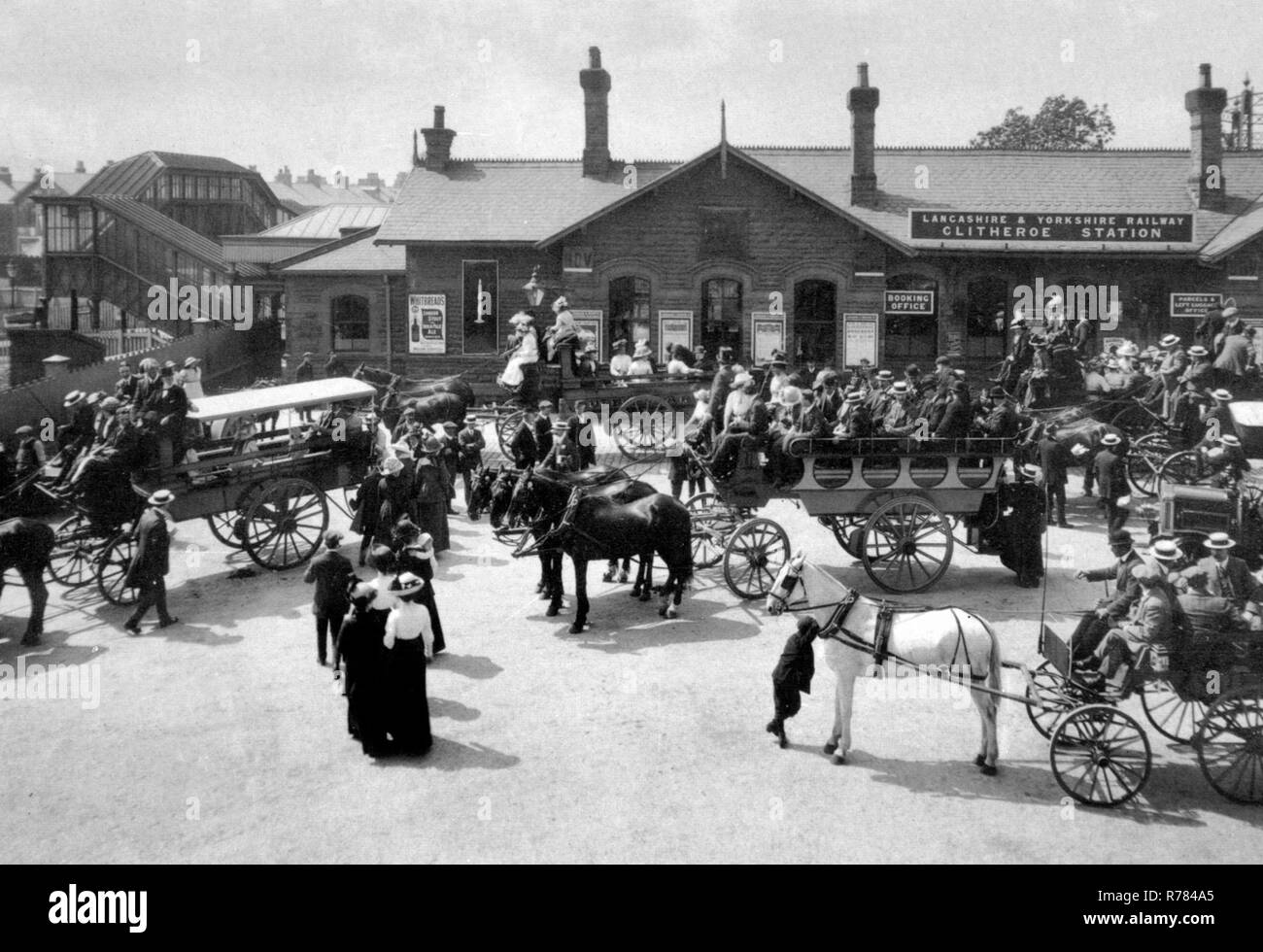 Clitheroe Railway Station Stock Photo - Alamy