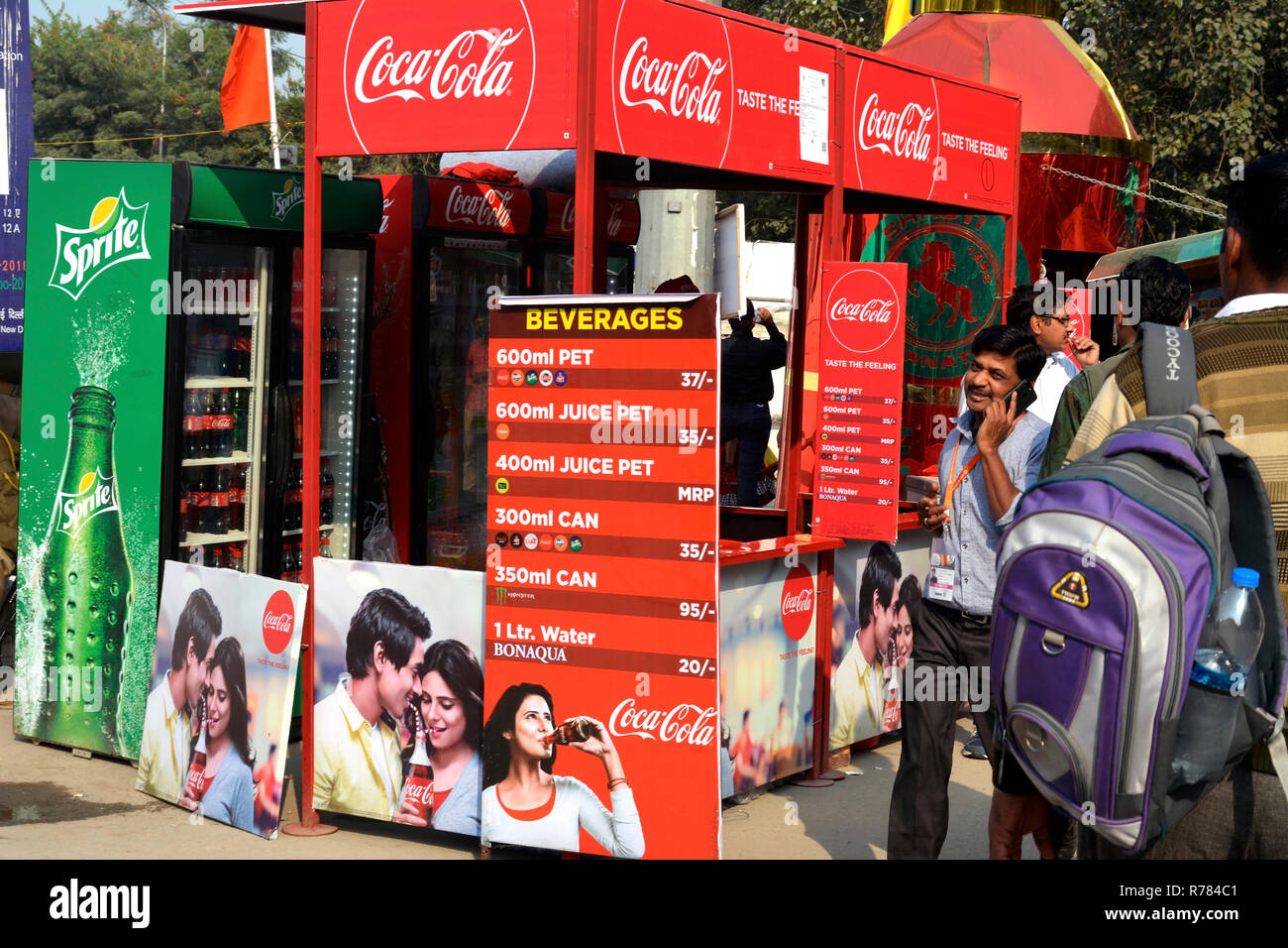 Coca Cola Stall Stock Photo - Alamy