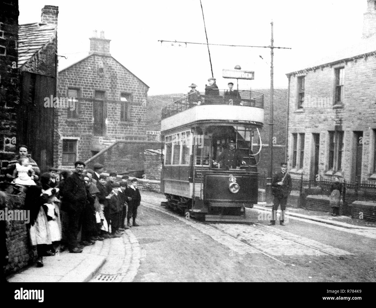 Church Street, Trawden Stock Photo - Alamy