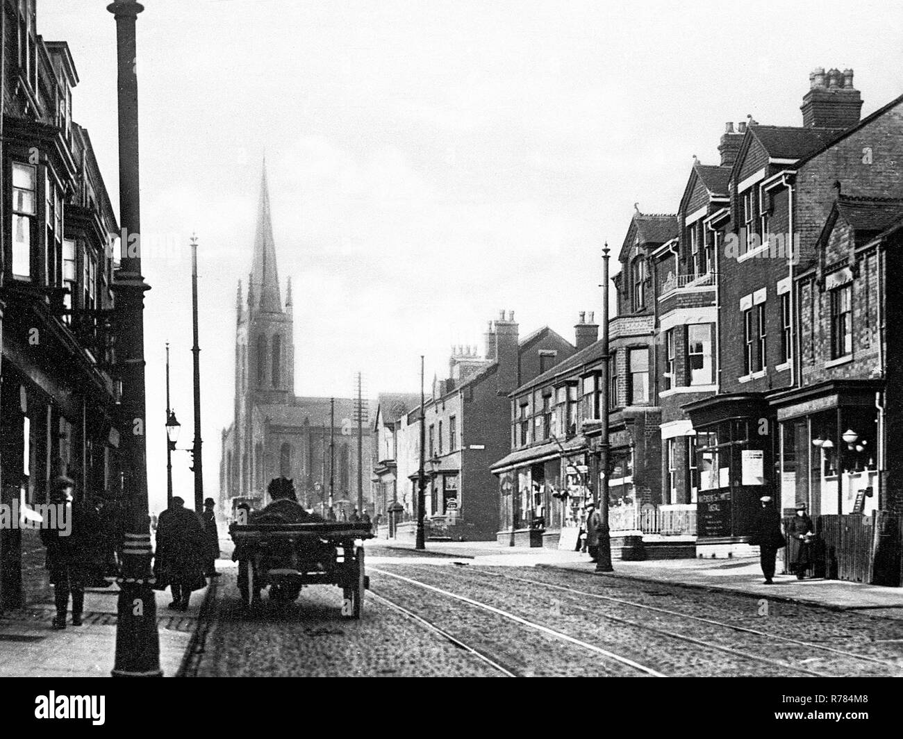 High Street, Tunstall Stock Photo - Alamy