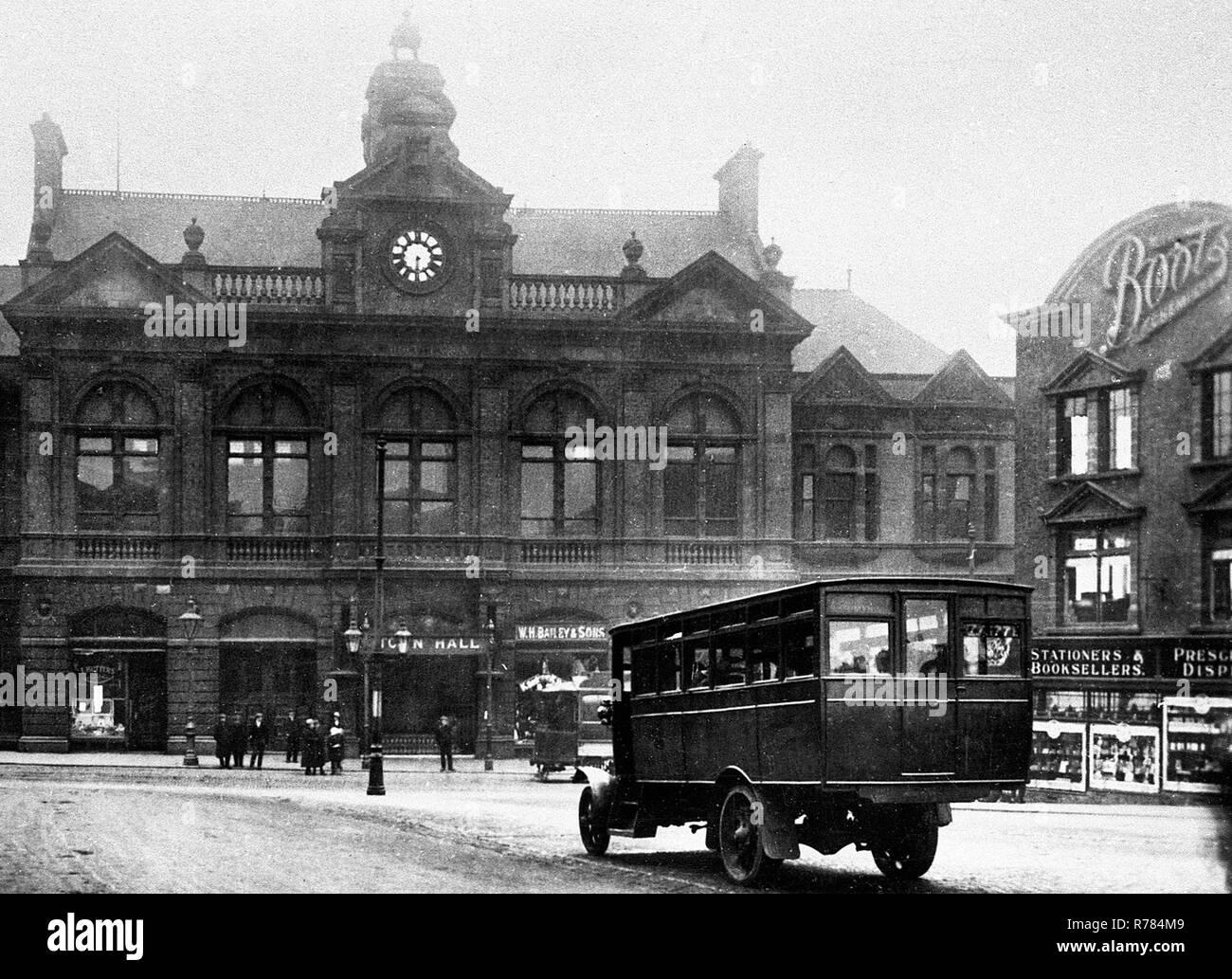 Town Hall, Tunstall Stock Photo - Alamy
