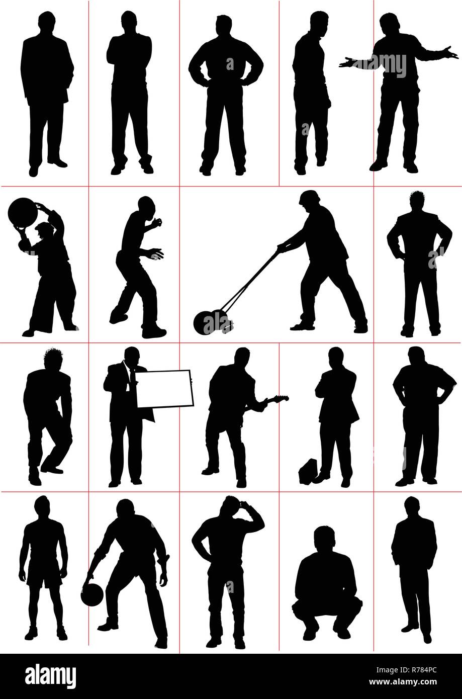 Factory Worker Silhouette