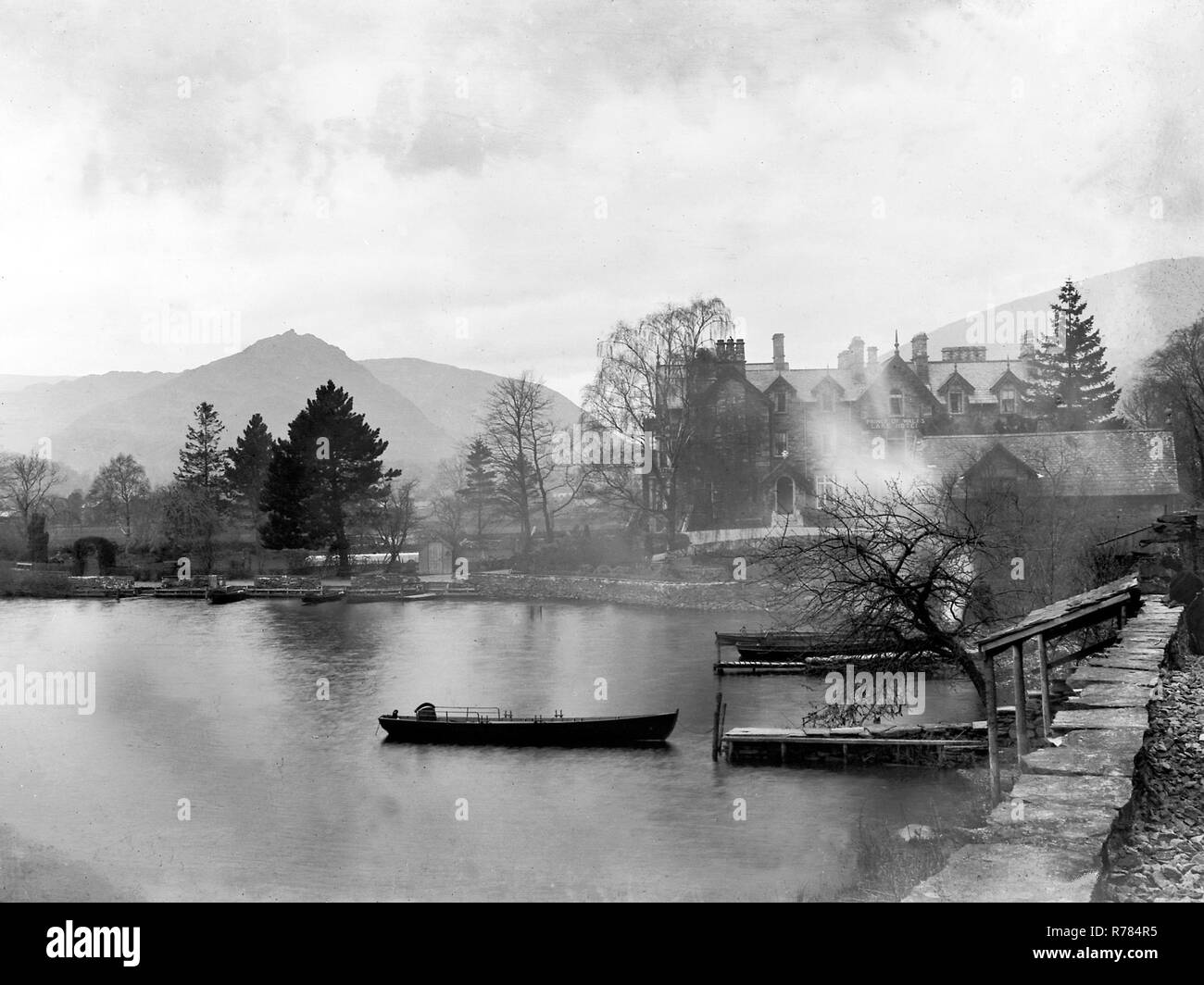 Grasmere Black and White Stock Photos & Images - Alamy