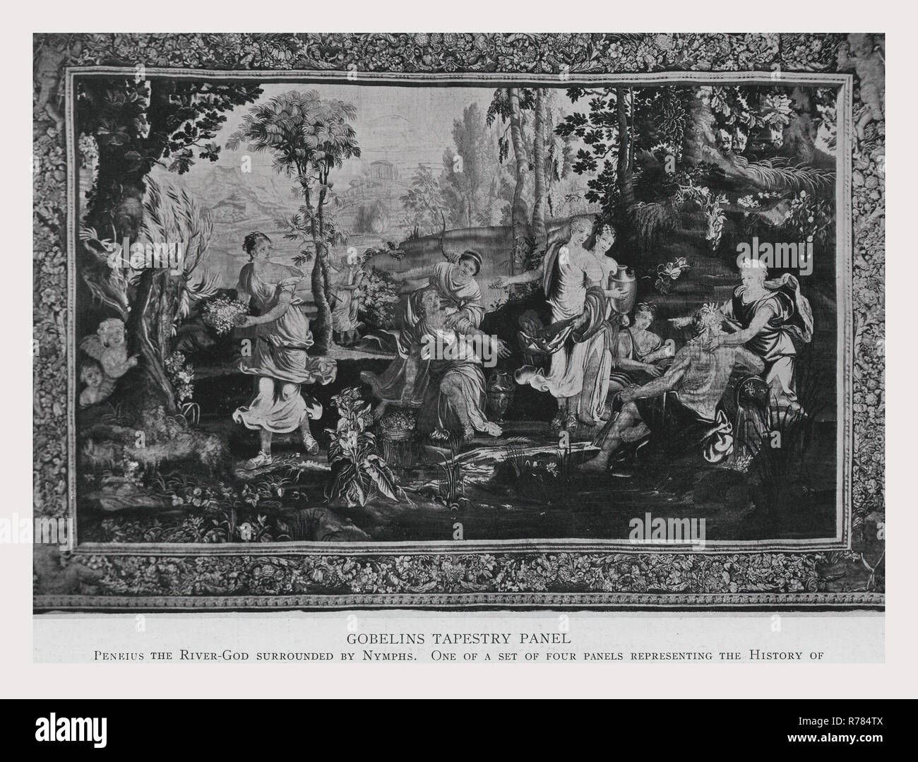 Daphne imploring Peneus Stock Photo - Alamy