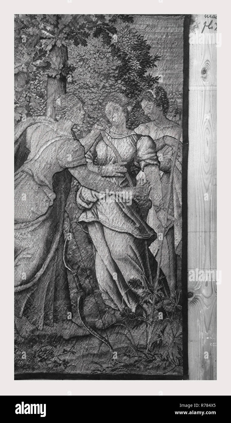 Diana gives Procris spear Stock Photo - Alamy