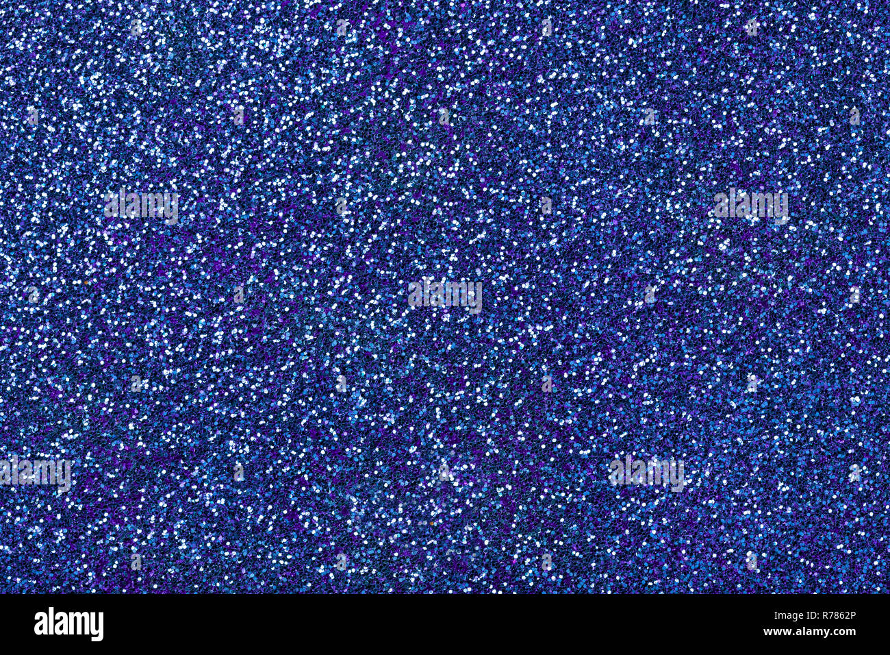 Navy blue sparkling background from small sequins, closeup. Brilliant ...