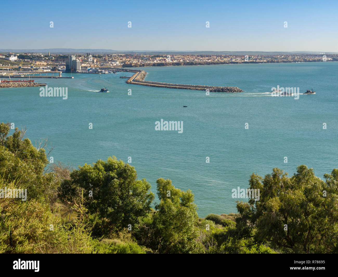Fishermen sailing to the Atlantic near Safi, Morocco Stock Photo - Alamy