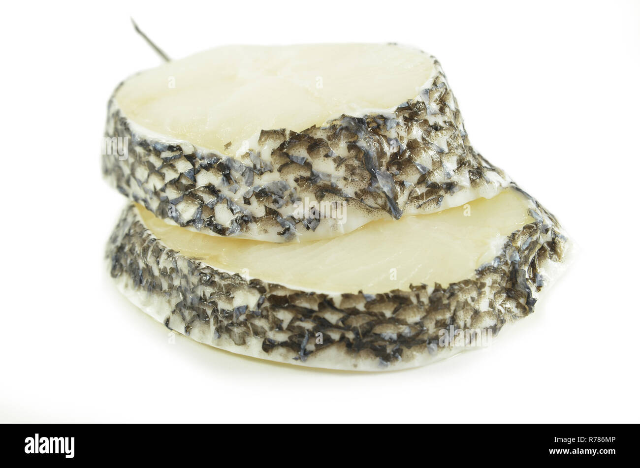 Pieces of raw cod fish fillets Stock Photo - Alamy