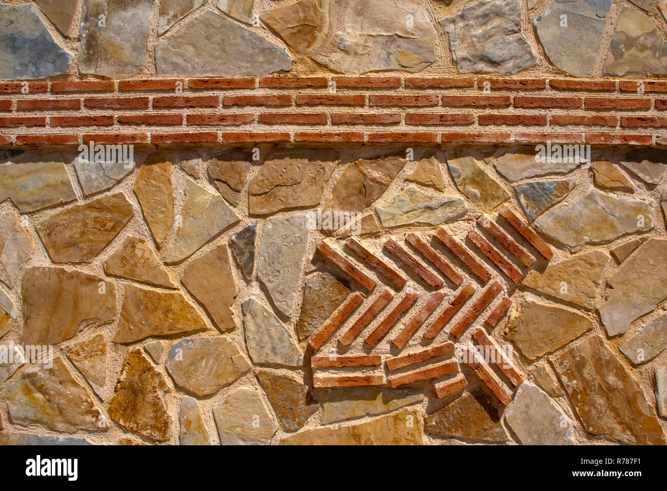 Brick And Stone Wall Stock Photo - Alamy