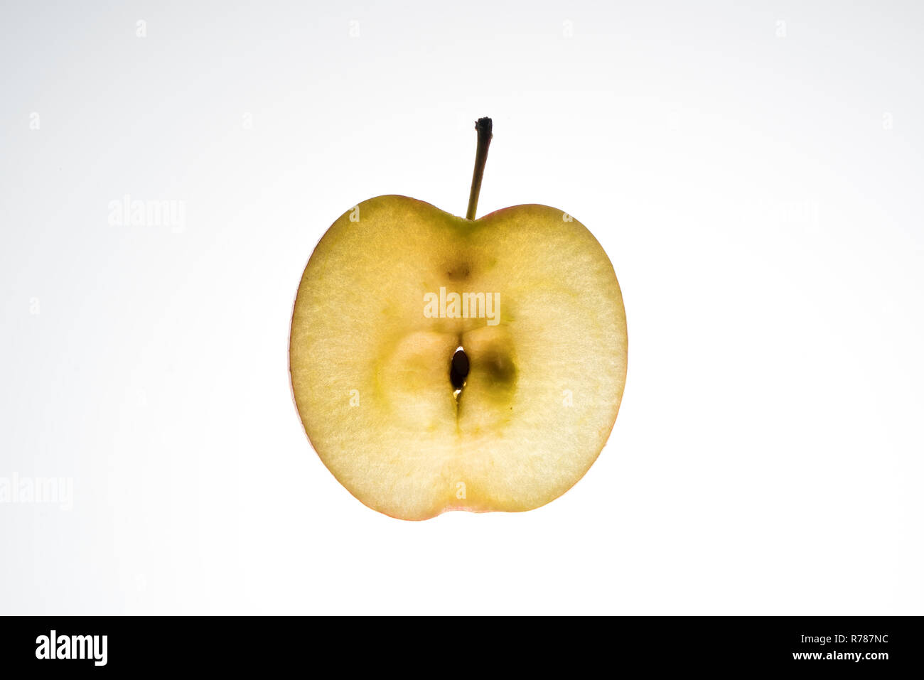 Apple slice back lit hi-res stock photography and images - Alamy