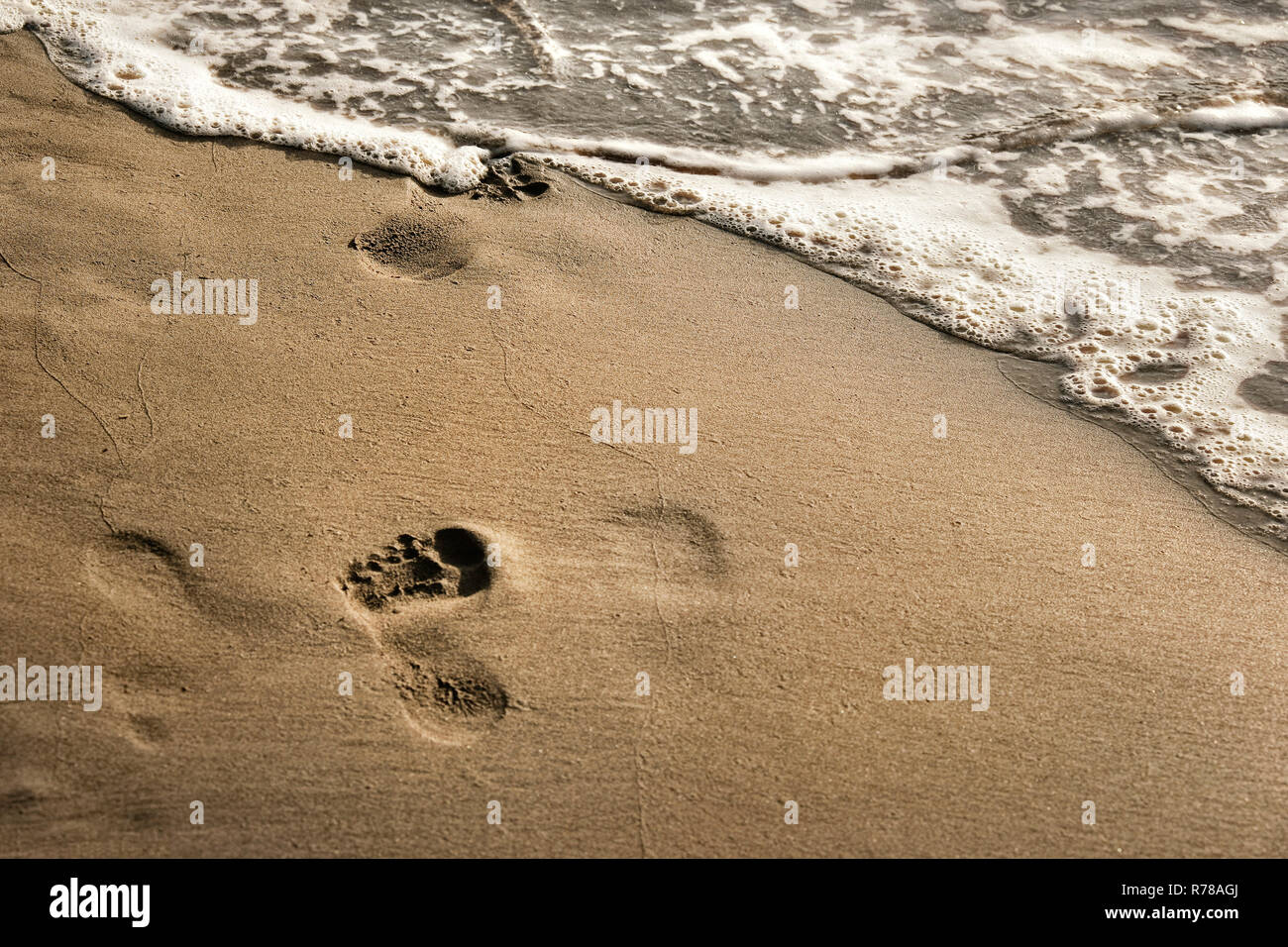summer vacation walk on beach Stock Photo - Alamy