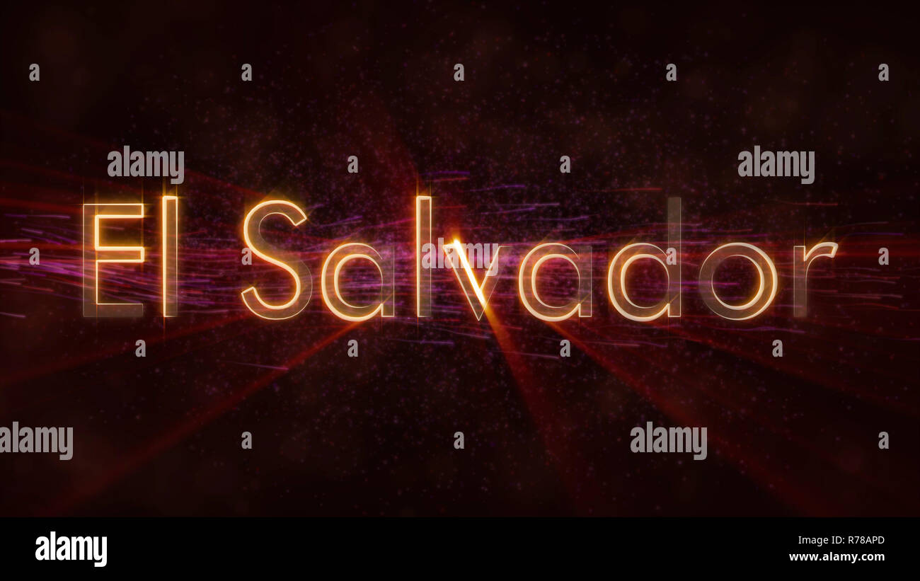 El salvador outline hi-res stock photography and images - Alamy