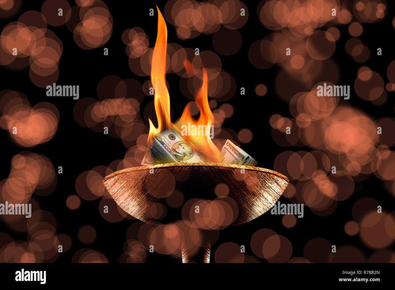 Spirit money burning hi-res stock photography and images - Alamy
